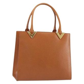 Valentino Sac &agrave; main vintage doccasion - Femme - Pre-owned - Brun - Taille: ONE Size