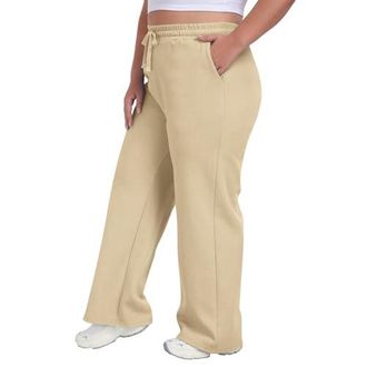 Generic Pantalon Jogging Femme D&eacute;contract&eacute; Jambe Large Polaire Pantalon de Surv&ecirc;tement Taille Elastique Confortable Ample 2026 Id&eacute;al pour Les Femmes en rondeu