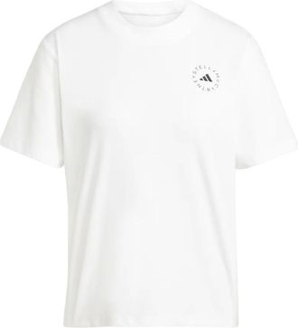 adidas by Stella McCartney Femme, Tops, Blanc, Taille: 42 FR TrueCasuals Regular Sportswear Tee
