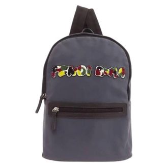 Fendi Pre-owned Vintage Backpack - Femme - Pre-owned - Gris - Taille: ONE Size