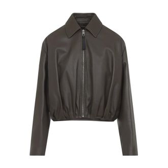 Loewe Femme, Vestes, Vert, Taille: 36 FR Veste Drap&eacute;e