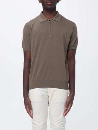 Canali Polo Homme couleur Bleu