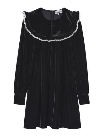 Ganni Kurzes Kleid - Schwarz
