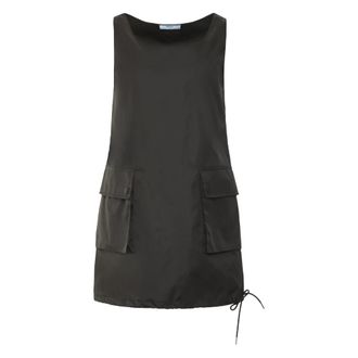 Prada Re-Nylon Minikleid - - Dresses - Damen - Schwarzk - S