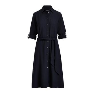Ralph Lauren Karalynn Langarm Casual Kleid - - Dresses - Damen - Schwarzk - L