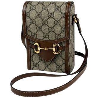 Gucci Sac bandouli&egrave;re mini vintage Pre-owned - Femme - Pre-owned - Brun - Taille: ONE Size