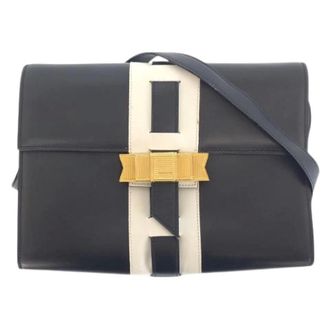 Celine Sac bandouli&egrave;re en cuir pr&eacute;-poss&eacute;d&eacute; - Femme - Pre-owned - Bleu - Taille: ONE Size