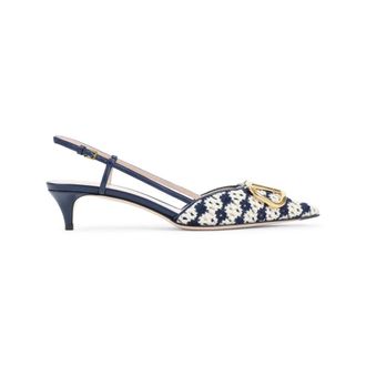 Valentino Garavani Escarpins slingback VLogo Signature - Femme - Chaussures - Multicolore - Taille: 40 EU