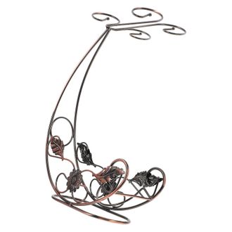 Valiclud H&auml;ngender Weinglashalter aus Dekorativem Eisen Platzsparendes Weinregal f&uuml;r Tisch und Zuhause Glashalter St&auml;nder mit Modernem Design zur Stilvollen We