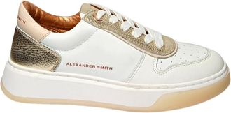 Alexander Smith Femme, Chaussures, Blanc, Taille: 37 EU Pelle Baskets