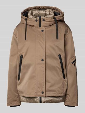 AMBER & JUNE Jacke mit Rei&szlig;verschlusstaschen