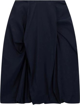 Liviana Conti Femme, Jupes, Bleu, Taille: 38 FR Midi Skirt