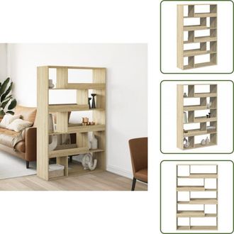vidaXL The Living Store - vidaXL Raumteiler Sonoma-Eiche 100x33x156,5 cm Holzwerkstoff
