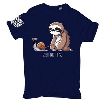 Spass Kostet Herren Tshirt Chill Out Zieh Nicht so faultier Schnecke lustige Sprüche Motive Funshirts