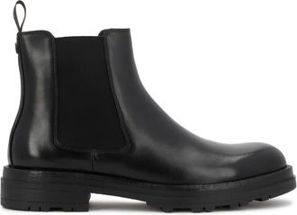 Kazar Bottes Kazar en cuir noir sur semelle crant&eacute;e - Homme - Chaussures - Noir - Taille: 44 EU