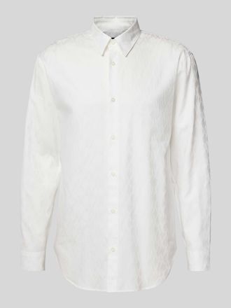 A|X Armani Exchange Regular Fit Freizeithemd mit Knopfleiste