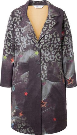 Angel Of Style Sommerjacke Longblazer bequeme Passform Patchdruck
