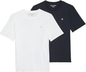 Marc O'Polo 421205809102 T-Shirt, B00, L (Lot de 2) Homme