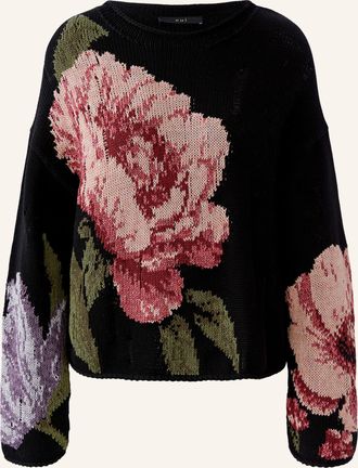 Oui Pullover Mit Glitzergarn schwarz