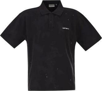 Carhartt Work in Progress Homme, Tops, Noir, Taille: S Painter Polo
