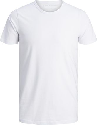 Jack & Jones Male T-Shirt Einfarbig T-Shirt