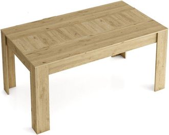 Skraut Home Esstisch 140cm ausziehbar 200cm, Farbe Naturale, Ma&szlig;e: 90.4cm Breite x 140.4/200.4 L&auml;nge x 76.1 cm H&ouml;he - Skraut Home