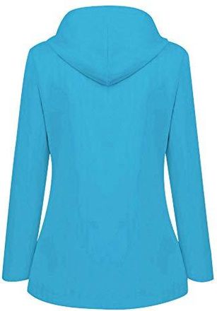 Generic Trench-coat imperméable pour femme avec capuche - Vestes imperméables dextérieur chaudes - Manteau dhiver taille 24 - Veste de festival - Vêtements de