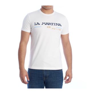 La Martina Kurz&auml;rmeliges T-Shirt - - Tops - Herren - Wei&szlig; - 3XL