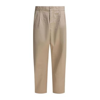 Carhartt Work in Progress Bundfaltenhose aus Baumwolltwill - - Trousers - Herren - Beige - W32