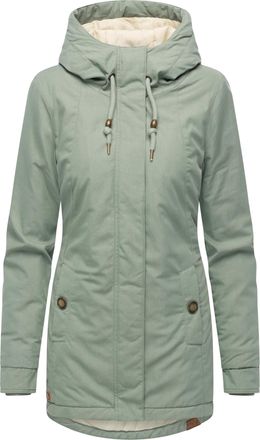 Ragwear Damen Winterparka warme Winterjacke mit Kapuze Monadena Parka YOUMODO Dusty Green Gr. XXL