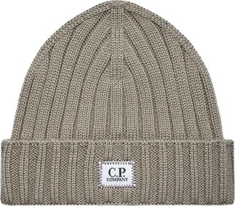 C.P. Company C.p. Company - Bonnet Goggle - Homme - Accessoires - Beige - Taille: ONE Size