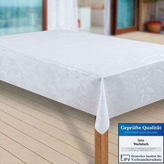 Laro Wachstuch-Tischdecke Abwaschbar Garten-Tischdecke Wachstischdecke PVC Plastik-Tischdecken Eckig Meterware Wasserabweisend Abwischbar |73|, Muster:Dhal