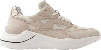 D.A.T.E. D.a.t.e., Femme, Chaussures, Beige, Taille: 39 EU Fuga Shiny