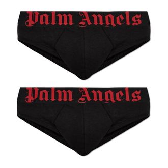 Palm Angels Homme, Sous-v&ecirc;tements, Noir, Taille: XL Boxer Bipack