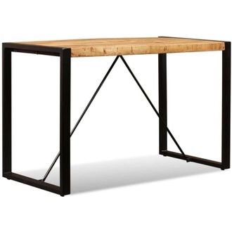 vidaXL Esstisch Raues Massives Mangoholz 120 cm - Vidaxl