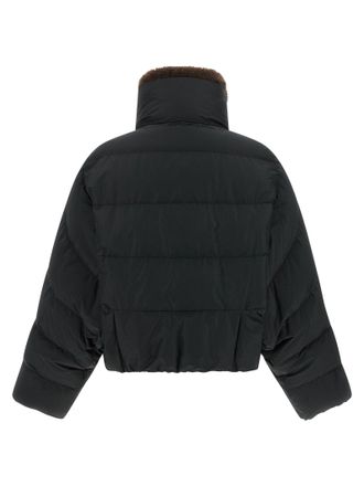 Brunello Cucinelli Quilted Goose Feather Padded Down Jacket - Black