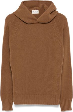 Maryya Gerippter Hoodie - Braun