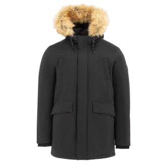 SoulCal&Co SoulCal - Parka f&uuml;r Herren, mit Kapuze, Regul&auml;r (Schwarz)