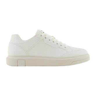 A|X Armani Exchange Wei&szlig;e Logo-Muster Low-Top Sneakers - - Shoes - Herren - Wei&szlig; - 40 EU