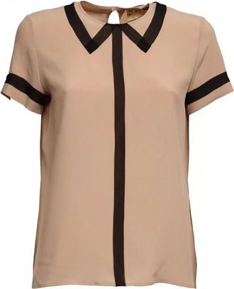 N&deg;21 Femme, Blouses et Chemises, Rose, Taille: 42 FR Blouse &agrave; Manches Courtes