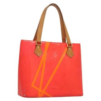 Louis Vuitton Pre-owned Cuir sacs-louis-vuitton - Femme - Pre-owned - Orange - Taille: ONE Size