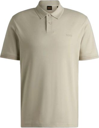 HUGO BOSS Pe Interlock Poloshirt - - Tops - Herren - Beige - M