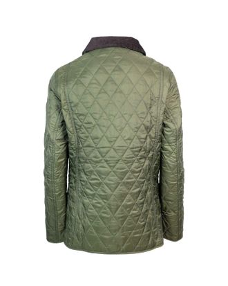 Barbour Womens Quilted Jacket Annandale Olive Polyamide