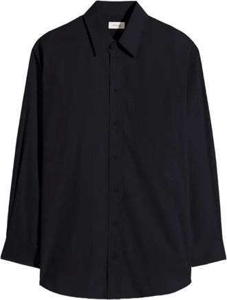 Christophe Lemaire Homme, Chemises, Noir, Taille: L Two Pocket Shirt