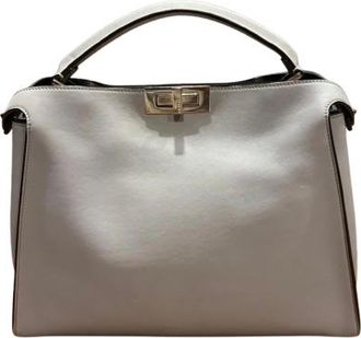 Fendi Grey Peekaboo Tote