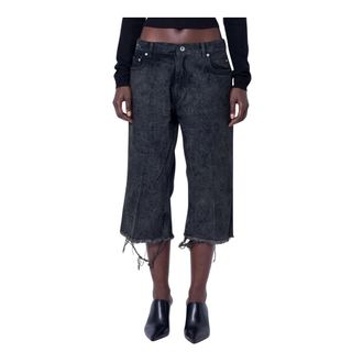 Rick Owens Bolan Cutoffs - - Shorts - Damen - Grau - W29