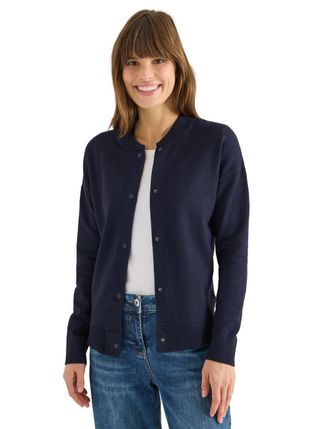 Cecil Cosy College Cardigan universal Blue XS