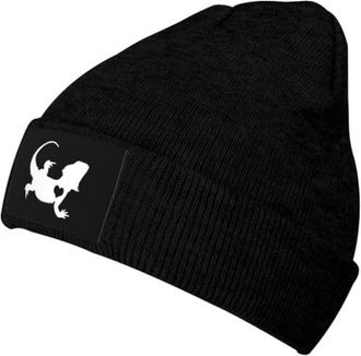 Generic Dragon Barbu1 Unisex Skull Cap Doux Bonnets Hiver &Eacute;pais Bonnet De P&ecirc;cheur pour Sport Cyclisme Toutes Les Saisons