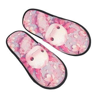 Generic Fleur DAxolotl Homme Femme Slippers Chaud Chaussures De Maison Confortable Chaussons Pour Ext&eacute;rieur Maison Hiver M