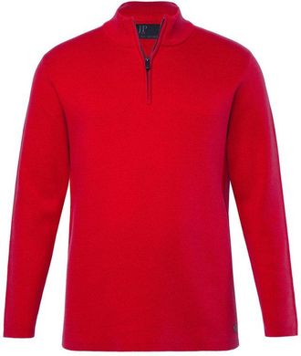 JP1880 Rundhalspullover Troyer FLEXNAMIC Zippkragen